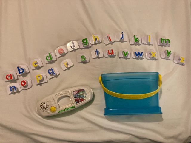 LEAPFROG LETTER FACTORY Phonics Bucket Set Alphabet 26 Letters Complete ...