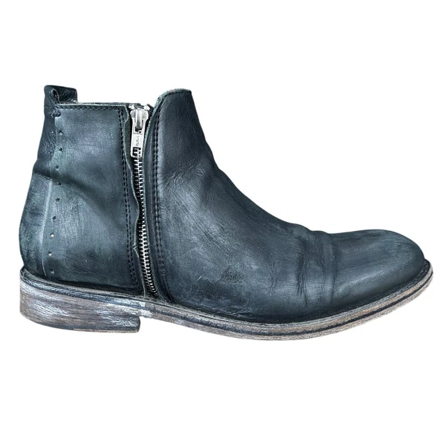 FREEBIRD BY STEVEN Men’s Milo Black Leather Chelsea Boot Size US 11 £ ...