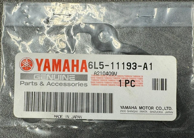 GENUINE YAMAHA 3HP 2-Stroke 3A Malta Outboard CYLINDER COVER GASKET 6L5 ...