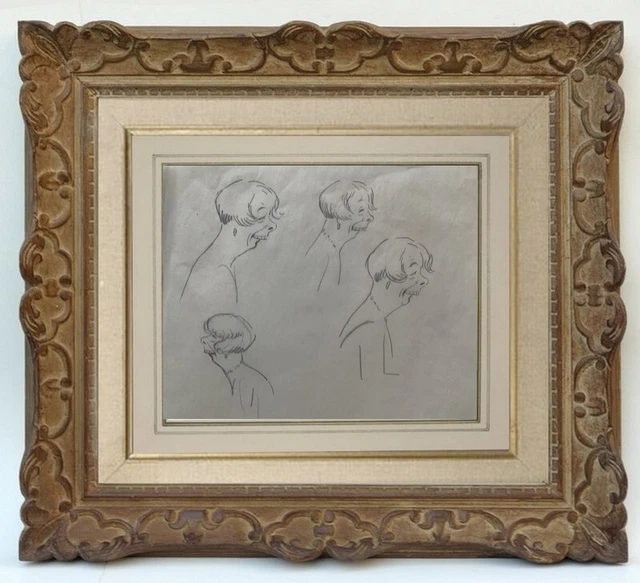 GEORGES GOURSAT DIT SEM (1863-1934) DESSIN PORTRAIT DE MADAME GILROY ...