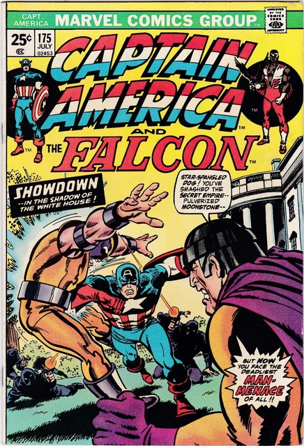 CAPTAIN AMERICA & The Falcon #175 (1974) X-MEN Appearance Marvel Comics ...