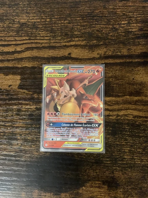 CARTE POKÉMON : Dracaufeu et Roussil ESCOUADE GX 22/236 Eclipse ...