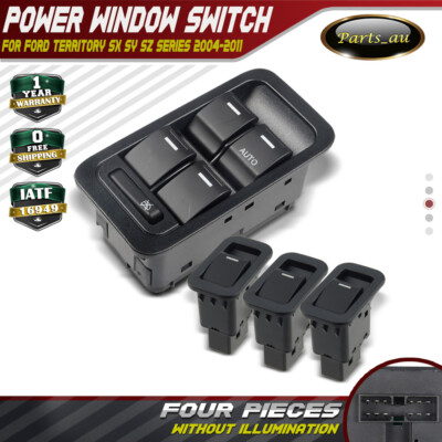 MASTER+3 SINGLE WINDOW Switches for Ford Territory SX SY TX Non ...