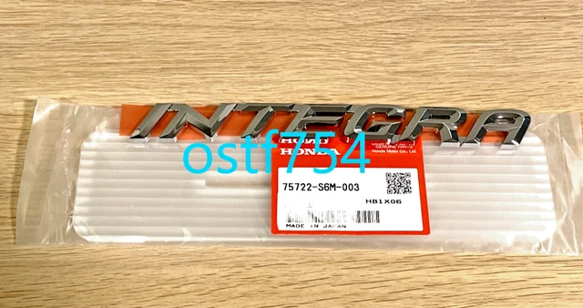 ACURA GENUINE RSX Honda Integra DC5 Type-R Rear Chrome Emblem Badge OEM ...