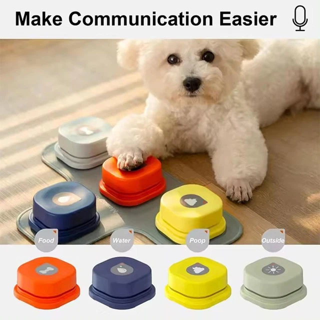 DOG BUTTON RECORD Talking Pet Communication Vocal Training Interactive ...