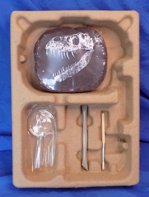 NATIONAL GEOGRAPHIC DINO FOSSIL DIG KIT Excavate a T-Rex Tooth Replica ...