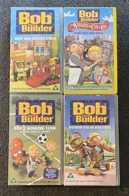 BOB THE BUILDER VHS Video Bundle X 4 Various Titles- Scoop - Dizzy ...