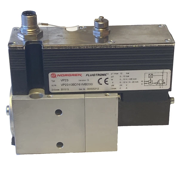 IMI NORGREN VP23 VP2310BD761MB200 24V 2A Version: H Pressure Regulating Valve £440.51 - PicClick UK