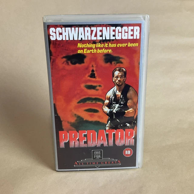 PREDATOR (VHS) 1989 Arnold Schwarzenegger, Carl Weathers Cult Movie ...