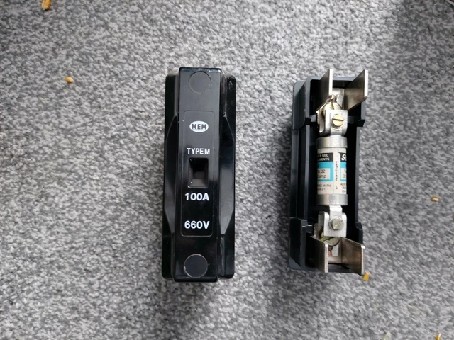 MEM TYPE M 100Amp FUSE CARRIER 660v 100A 100MFH £25.00 - PicClick UK