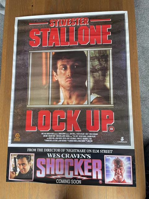 SYLVESTER STALLONE ORIGINAL Lock Up Film Advertisement Poster ...