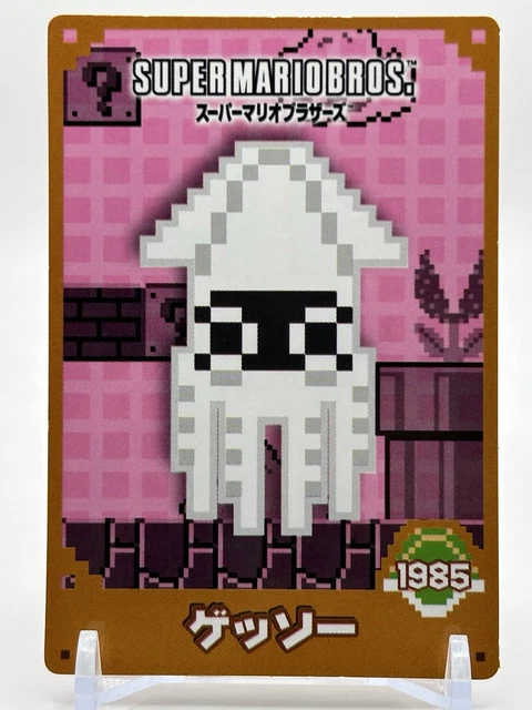 SUPER MARIO BROS. card Gesso Nintendo Top Anime Game Vintage Japan TCG ...
