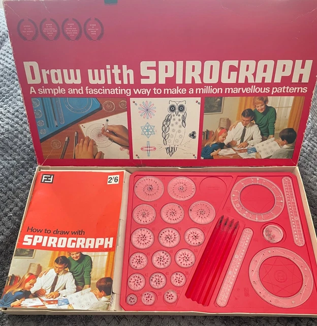 SPIROGRAPH DRAWING GAME - Vintage 1967 Denys Fisher £10.78 - PicClick UK