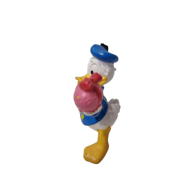 DONALD DUCK FIGUR mit Geschenk Bully Vintage 6 cm sammelfigur EUR 12,99 - PicClick DE