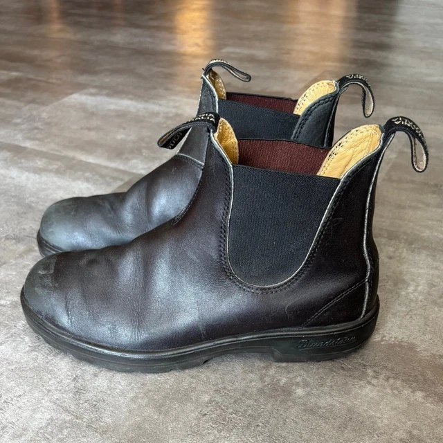 BLUNDSTONE ROUND TOE Boots Black Mens UK 9/US 10 $65.00 - PicClick CA