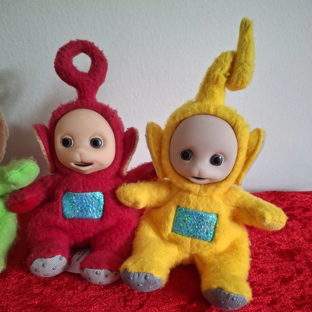TELETUBBIES SET OF 4 Dipsy Po Tinky Winky Laa-Laa 6 Inch Beanies ...