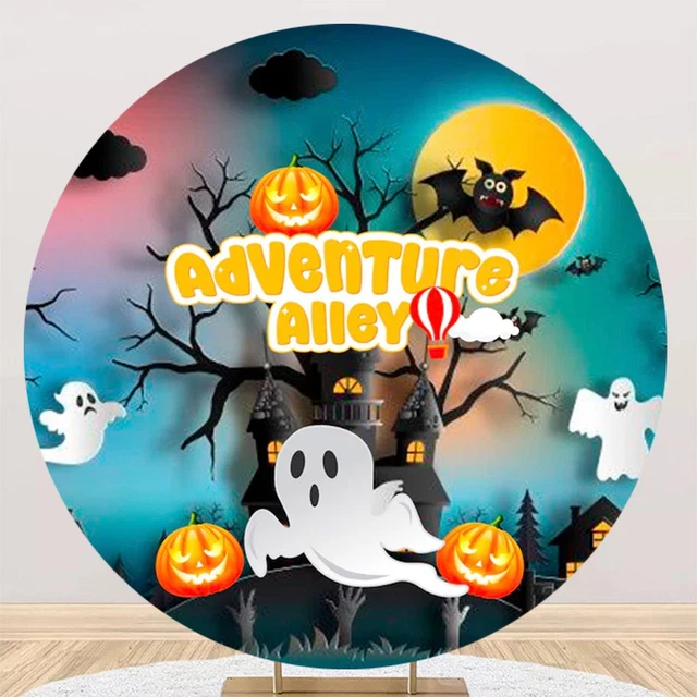 CUSTOMIZE PHOTO BACKDROP Cover Round Backdrop Birthday Party Circle ...