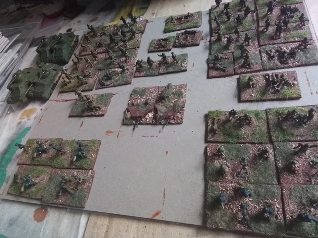 WW2 FLAMES OF war. American army infantry coy .mid/late war job lot ...