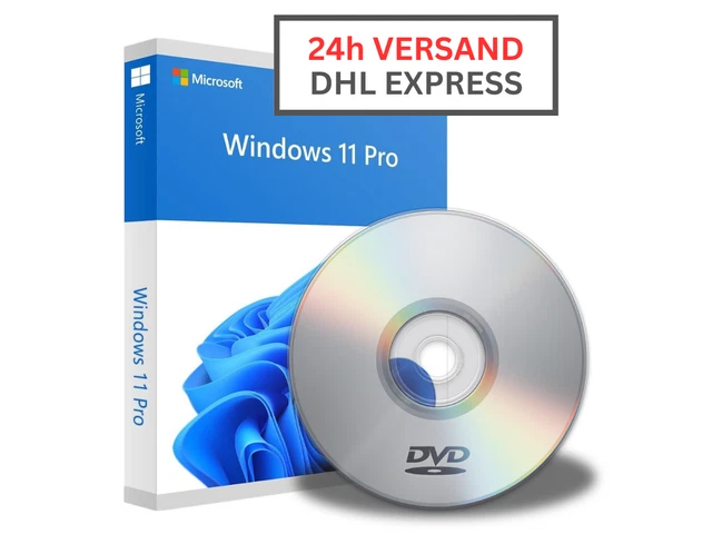 WINDOWS 11 PRO Professional Vollversion | DVD Version CD | RETAIL ...