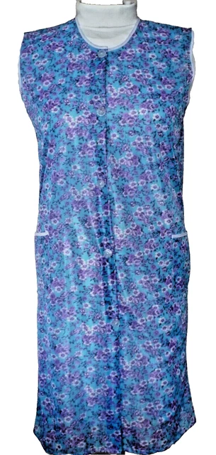 KITTELSCHÜRZE, KITTEL, DEDERON-KITTEL, Nylon-Kittel, Hauskleid, Vintage ...