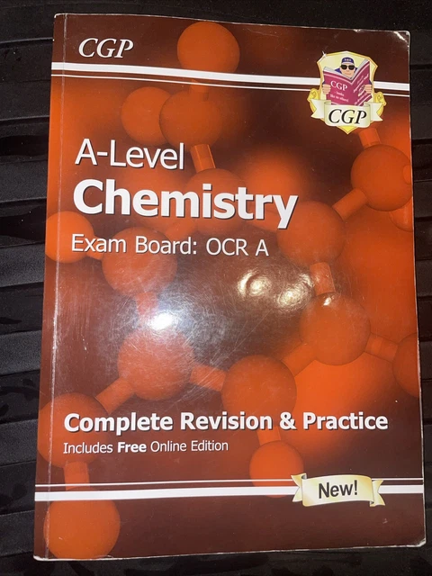 A-LEVEL CHEMISTRY OCR A CGP Revision Book £7.00 - PicClick UK