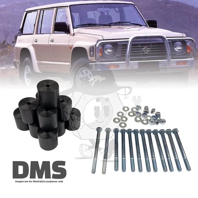 1& (25MM) BODY Lift Kit for Nissan Patrol / Safari GQ LWB Y60 Wagon ...