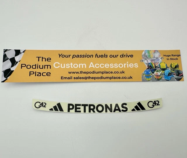 1:2 F1 HELMET VISOR STRIP Sticker Kimi Antonelli 2025 Miami Replacement ...