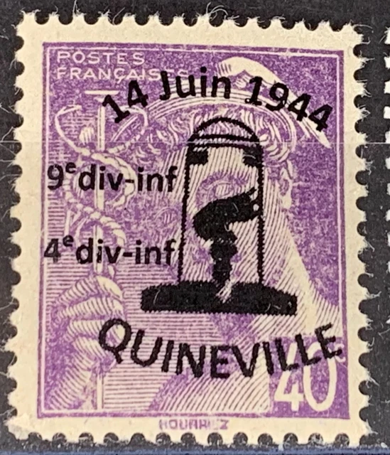 LOCAL FRANCE 1945 Liberation overprint Quineville MNH £2.49 - PicClick UK