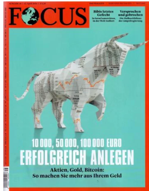 FOCUS ZEITSCHRIFT 2024 - bis auf 7/8 komplett bis heu nahezu Neu bzw ...