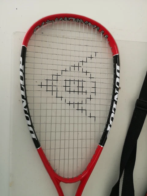 DUNLOP JONATHAN POWER Squash Racket Max Titanium (worn) £5.50 - PicClick UK