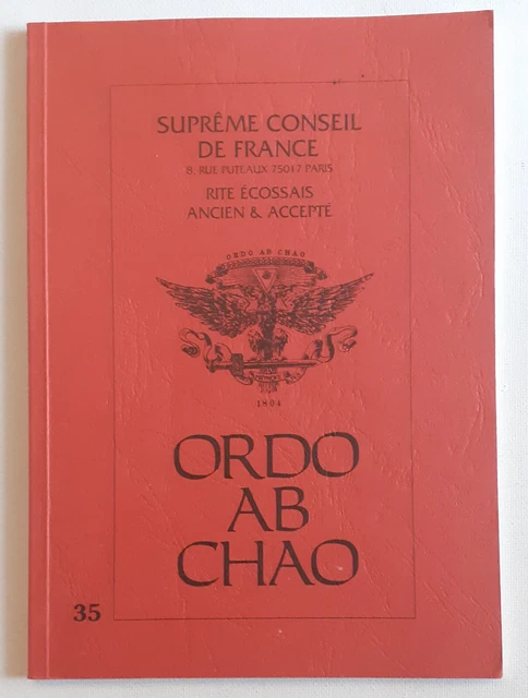 REVUE : ORDO Ab Chao n° 35 EUR 4,00 - PicClick FR