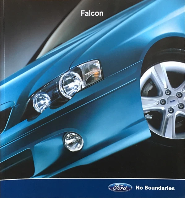 FORD FALCON BA Mk II Sales Brochure Fairmont Ghia XR6 Turbo XR8 $35.00 ...