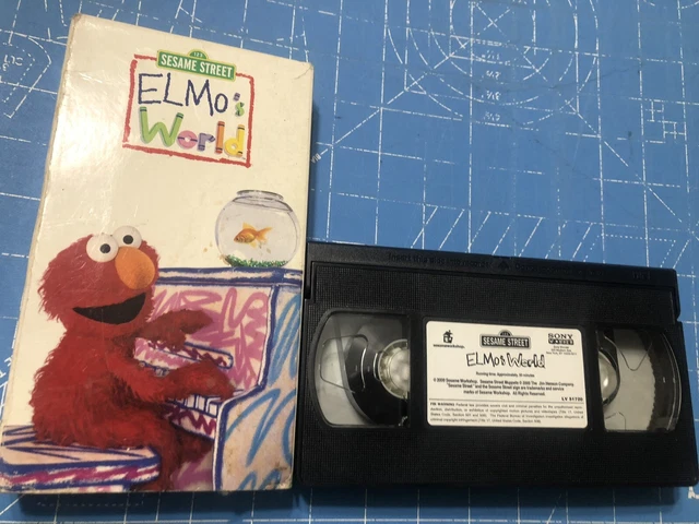 SESAME STREET &ELMO'S World" VHS Video Tape Kids Video 2000 😄 $14.42 ...