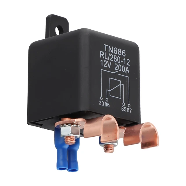 RELAIS DE D MARRAGE 12 V 200 AMP SPLIT avec interrupteur marche/arr t pour bat EUR 19,56 ...