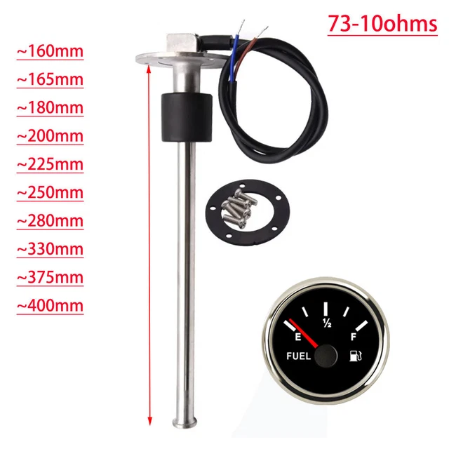 MARINE BOAT CAR Fuel Water Tank Level Sensor Sender Sending Unit 73 ...