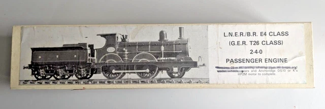 4MM SCALE NU-CAST LNER E4 / GER T26 class 2-4-0 tender locomotive ...