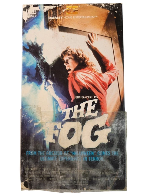 THE FOG VHS Cassette Tape HORROR John Carpenter Jamie Lee Curtis Janet ...