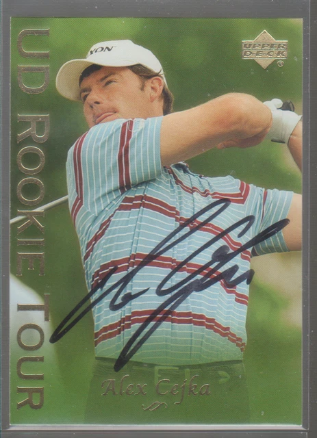 AUTOGRAPHIÉ 2003 PONT supérieur Alex Cejka UD ROOKIE TOUR EUR 3,28 ...