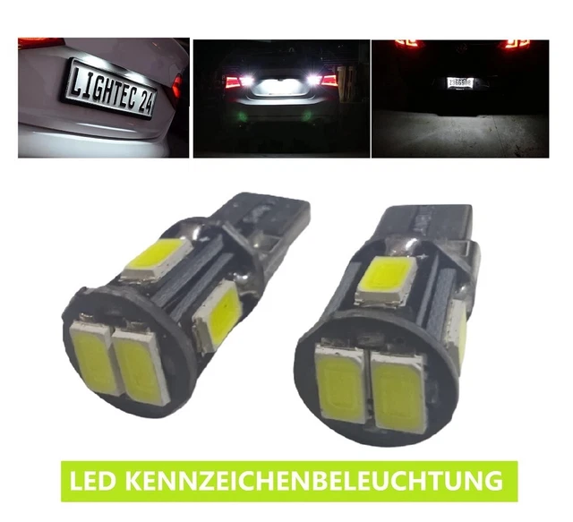 2X 6SMD LAMPES LED D'Immatriculation 12V W5W T10 Pour VAUXHALL MONTEREY ...