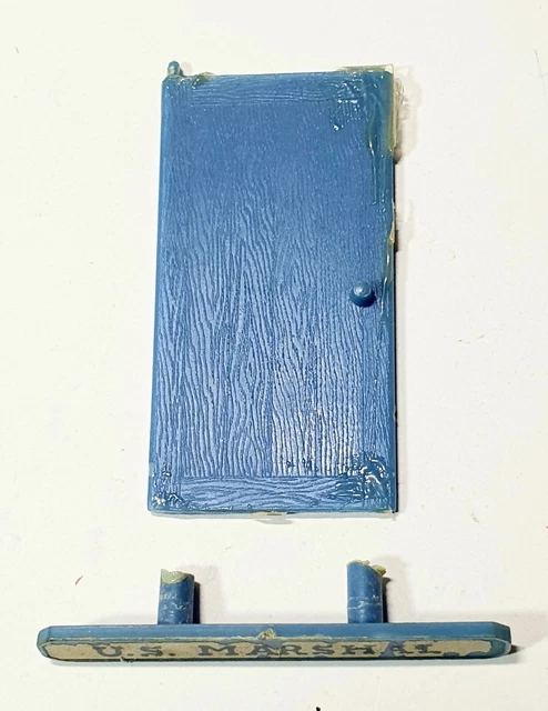 VINTAGE TIMPO AMERICAN Wild West Buildings US Marshal's Office Door ...