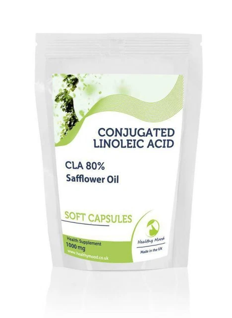 CONJUGATED LINOLEIC ACID 1000mg CLA 80% 120 Soft Capsules £13.55 ...