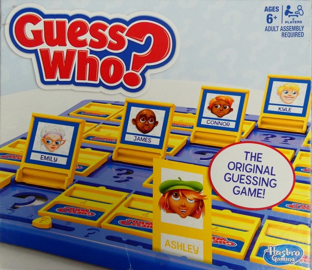 GUESS WHO? BOARD Game The Original Guessing Game! by Hasbro 2015 (6 ...