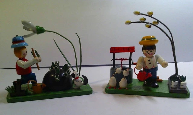 HOLZFIGUREN AUS DEM Erzgebirge der Fa. Otto Mertens (2) EUR 6,00 ...