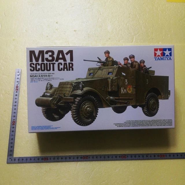 1/35 TAMIYA M3A1 Scout Car, Weapons Supply, Decals US Army Soviet Army ...