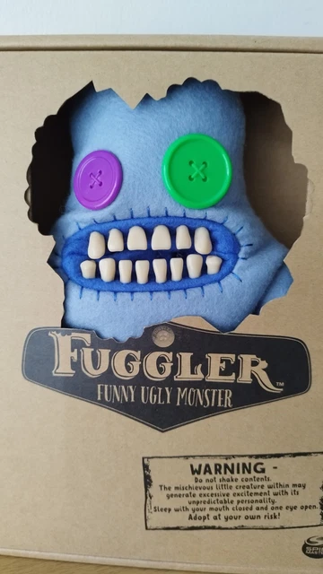 FUGGLER SASQUOOSH BLUE Felt Funny Ugly Monster Adoption Certificate New ...