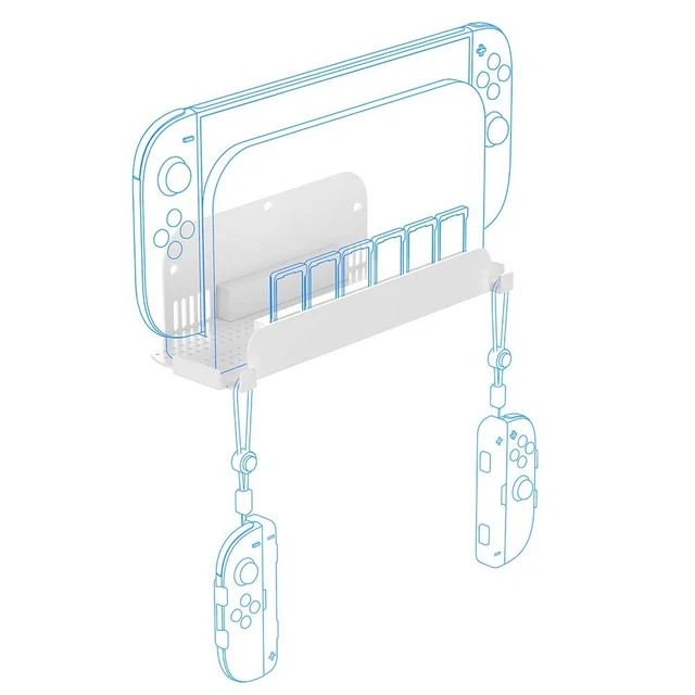 SUPPORT MURAL POUR Nintendo Switch 2 Construction Fer Forte Accès ...