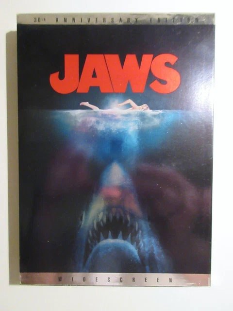 JAWS: 30TH ANNIVERSARY Edition (DVD, 2005, 2-Disc Set, Widescreen) $11. ...