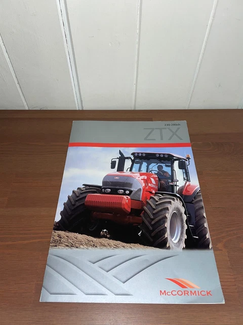 BROCHURE PROSPEKT PROSPECTUS TRACTEUR MC CORMICK ZTX tractor-traktor-ih-case-sfv £4.21 - PicClick UK