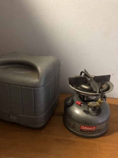 COLEMAN DUAL FUEL model 533 with carry case £35.00 - PicClick UK