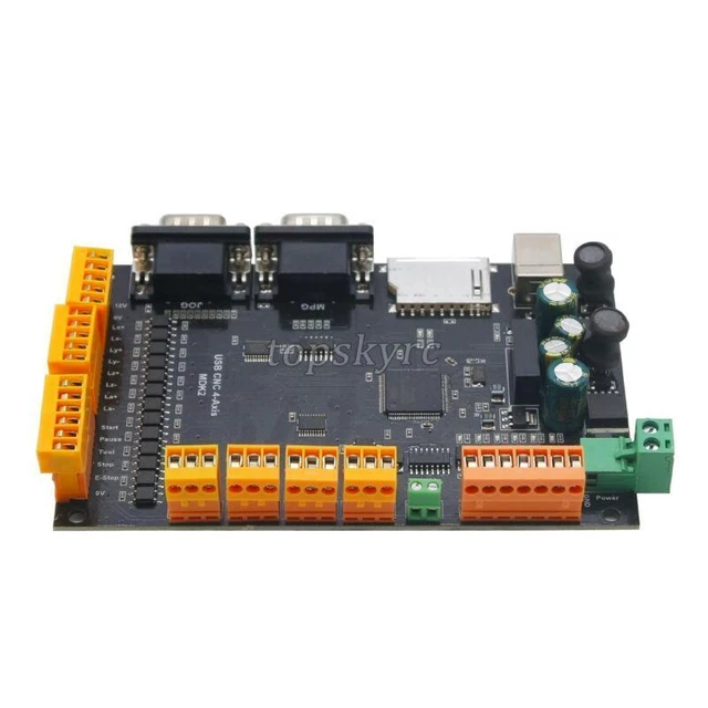 4 Axis Usb Cnc Breakout Board Stepper Motor Controller Sd Mpg Interface